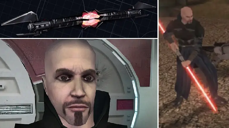 Darth Bandon Lightsaber (Double-Bladed Saberstaff) | Lightsaber Profile ...