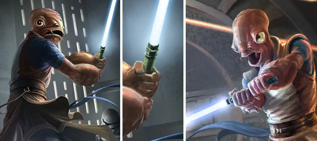 Rune Lightsaber (Mon Calamari Jedi) | Lightsaber Profile - SaberSourcing