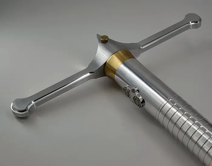 The Custom Saber Shop Metal Crossguard | New Product Alert - SaberSourcing