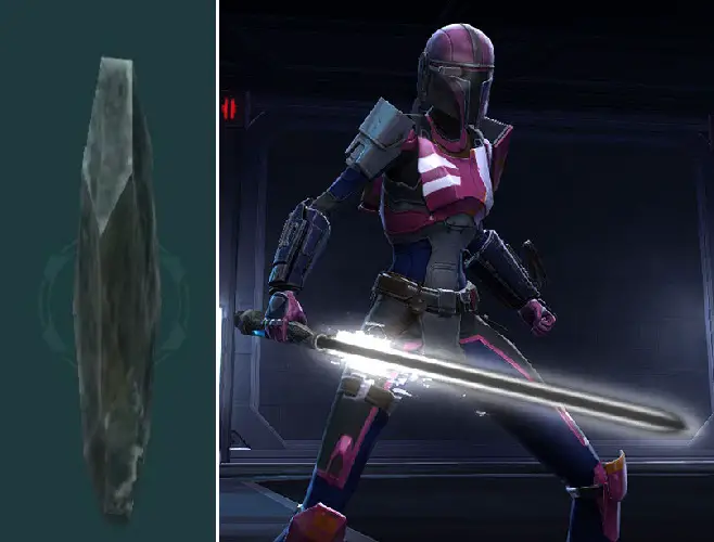 Blackwing Lightsaber Crystal | Kyber Crystal Profile - SaberSourcing